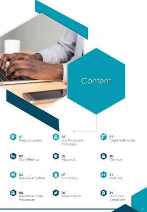 A4 Commercial Insurance Proposal Template | Presentation Graphics ...
