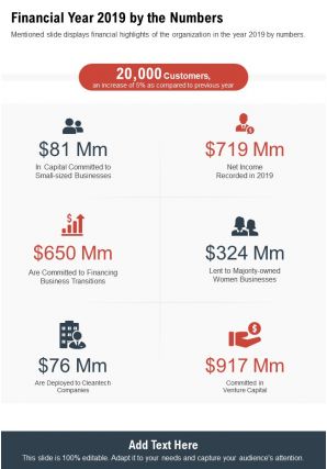 Infographic Powerpoint Showing Numbers