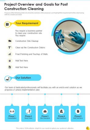 Post Construction Cleaning Proposal Sample Document Report Doc Pdf Ppt ...