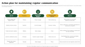 Action Plan For Maintaining Key Customer Account Management Tactics ...