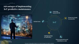 Advantages Of Implementing IoT Predictive IoT Predictive Maintenance Guide IoT SS PPT Slide