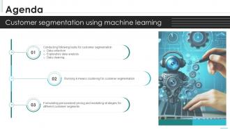 Agenda Customer Segmentation Using Machine Learning PPT Template ML SS PPT Presentation