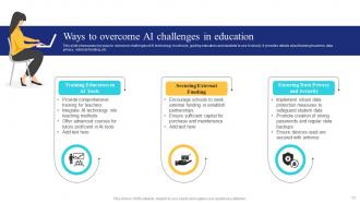 AI In Education Transforming Teaching And Learning AI CD PPT Template
