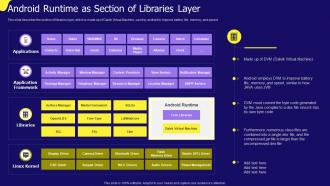 Android Runtime As Section Of Libraries Layer IOS App Development PPT PowerPoint