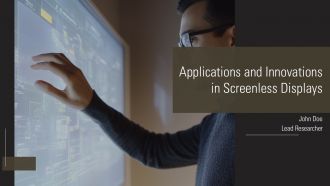 Applications And Innovations In Screenless Displays PPT Guidelines AT