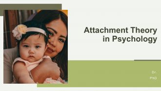 Attachment Theory Psychology PPT Template ST AI