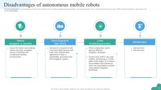 Autonomous Mobile Robots IT Powerpoint Presentation Slides PPT PowerPoint