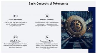Basic Concepts Of Tokenomics Cryptoeconomics PPT Summary ACP PPT Presentation