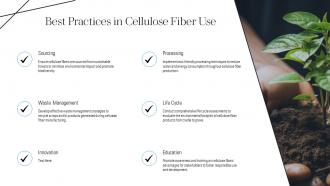 Best Practices In Cellulose Fiber Use Cellulose Fibers PPT Template ST ...