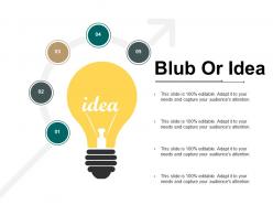 Idea Blub PowerPoint Presentation and Slides | SlideTeam