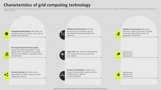 Characteristics Of Grid Computing Technology Grid Computing Components PPT Example