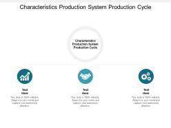 Characteristics Production System Production Cycle Ppt Powerpoint ...