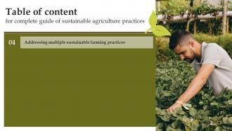 Complete Guide Of Sustainable Agriculture Practices Powerpoint ...
