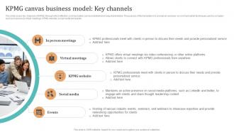 Complete Guide To KPMG KPMG Canvas Business Model Key Channels Strategy ...