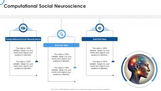 Computational Social Neuroscience Ppt Powerpoint Cpp PPT PowerPoint