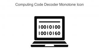 Computing Code Decoder Monotone Icon In Powerpoint Pptx Png And Editable Eps Format PPT PowerPoint
