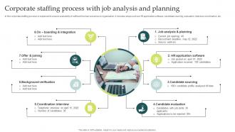 Corporate Staffing Process With Job Analysis And Planning PPT Sample