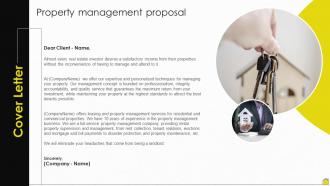 Cover Letter Property Management Proposal Ppt Powerpoint Presentation ...