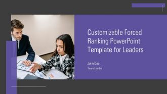 Customizable Forced Ranking PowerPoint Template For Leader PPT H