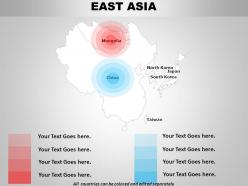 East asia continents powerpoint maps | Presentation Graphics ...