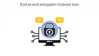 End To End Encryption Colored Icon In Powerpoint Pptx Png And Editable Eps Format PPT Slide