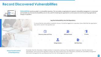 Enterprise Vulnerability Management Record Discovered Vulnerabilities ...