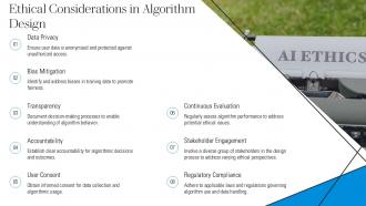 Ethical Considerations In Algorithm Design Metaheuristics PPT Guidelines ACP PPT PowerPoint