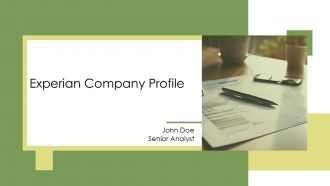 Experian Company Profile PPT Outline AT