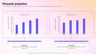 Financial Projection Alan Investor Funding Elevator Pitch Deck PPT Template