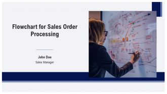 Flowchart For Sales Order Processing PPT Template AT