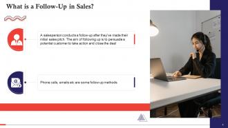 Follow Up Stage In Sales Process Training Ppt PPT PowerPoint