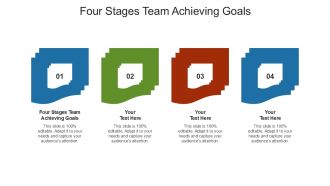 Free Four Stages Team Achieving Goals Powerpoint Template