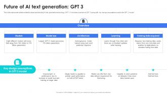Future Of AI Text Generation GPT 3 AI Content Generator Platform AI SS ...
