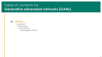 Generative Adversarial Networks GANs Powerpoint Presentation Slides PPT Presentation