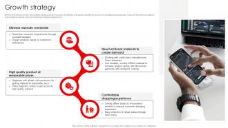 Growth Strategy Uniqlo Company Profile Ppt Designs CP SS PPT Template
