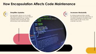 How Encapsulation Affects Code Maintenance PPT Outline ACP PPT Template