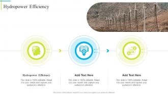 Hydropower Efficiency In Powerpoint And Google Slides Cpp PPT Template