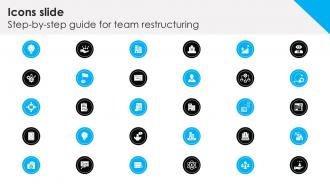 Icons Slide Step By Step Guide For Team Restructuring PPT Template PPT ...