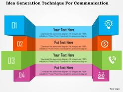 Idea Generation Technique For Communication Flat Powerpoint Design ...