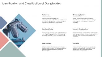 Identification And Classification Of Gangliosides PPT Summary ST AI SS