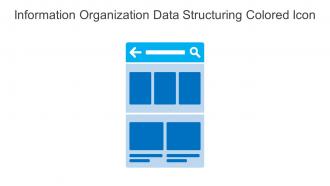 Information Organization Data Structuring Colored Icon In Powerpoint ...