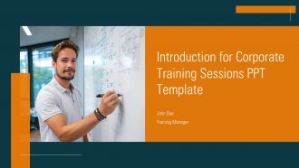 Introduction For Corporate Training Sessions PPT Template PPT H