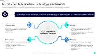 Introduction To Blockchain Technology And Benefits Exploring Diverse Blockchain BCT SS PPT ...