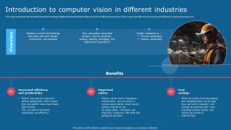 Introduction To Computer Vision In Different Industries Comprehensive Guide To Use AI SS V PPT ...