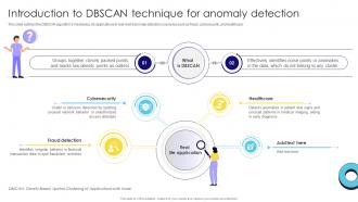 Introduction To DBSCAN Technique For Anomaly Detection Using Machine Ppt Sample ML SS PPT Template