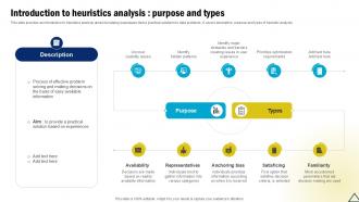 Introduction To Heuristics Analysis Purpose Harnessing Prescriptive ...
