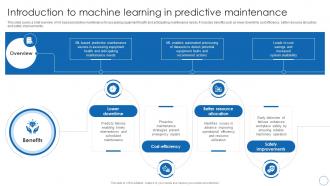 Introduction To Machine Learning In Predictive Adopting Machine ...