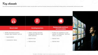 Key Channels Coca Cola Business Model BMC SS PPT Example