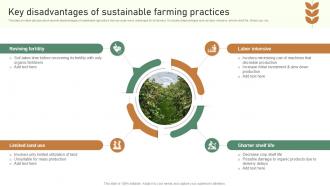 Key Disadvantages Of Sustainable Farming Practices Implementing ...