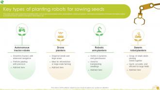 Key Types Of Planting Robots For Sowing Seeds Agricultural Robotics The ...